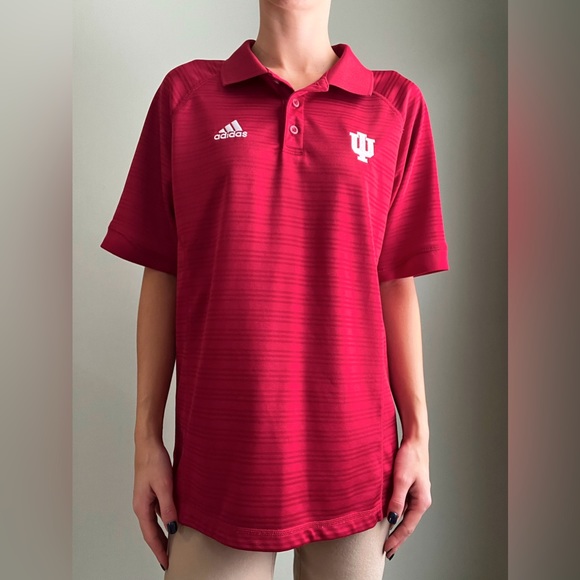 adidas | Shirts | Indiana University Adidas Polo | Poshmark